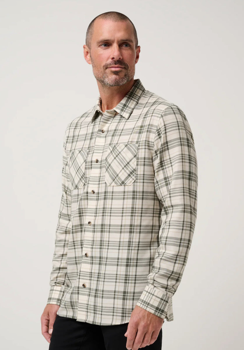 Travis Mathew Cloud Flannel Plaid Shirt – Graham's Style Store Dubuque