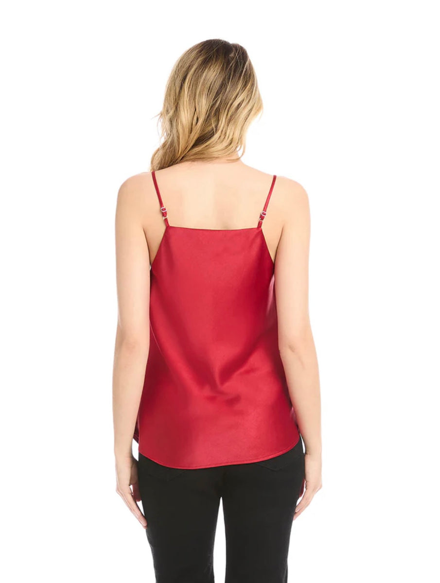 Karen Kane Satin Drape Cami – Graham's Style Store Dubuque
